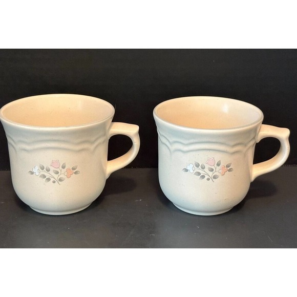 Pfaltzgraff | Dining | Pfaltzgraff Remembrance Pink Grey Flower Tea Cup ...